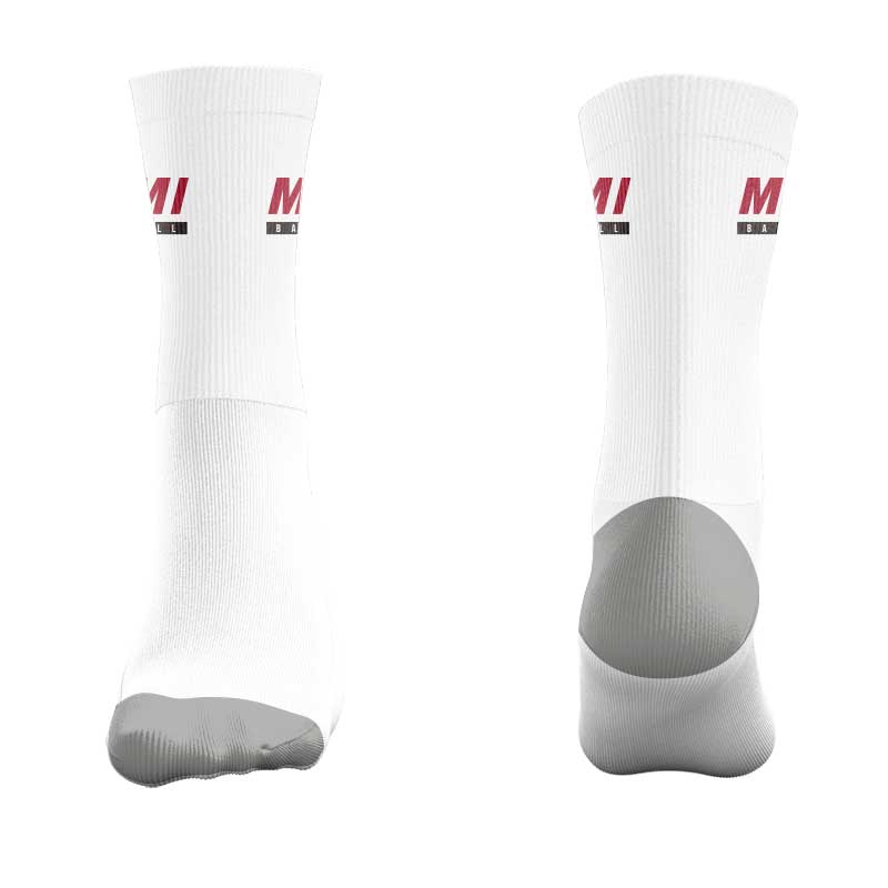Miami Socks Crew MOQ 10/size– Coast 2 Coast Sports Australia