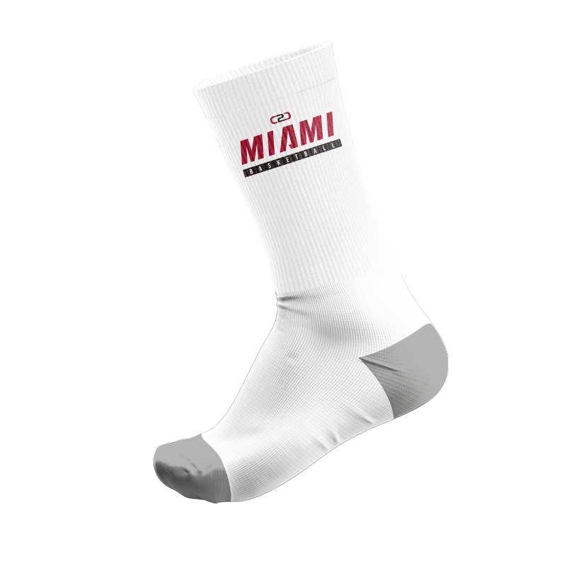 Miami Socks Crew MOQ 10/size– Coast 2 Coast Sports Australia